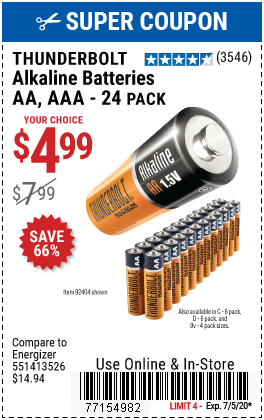 Harbor freight batteries store