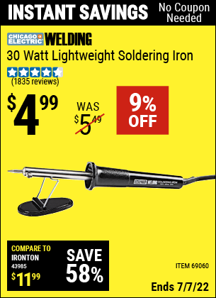 Harbor freight soldering iron store