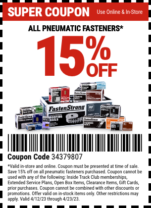 Harbor freight central pneumatic coupon store