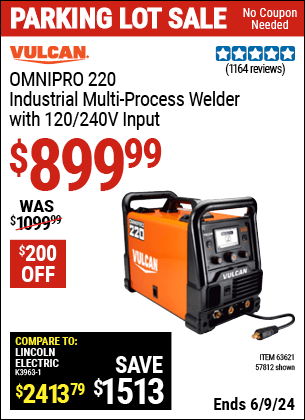 Vulcan omnipro 220 store